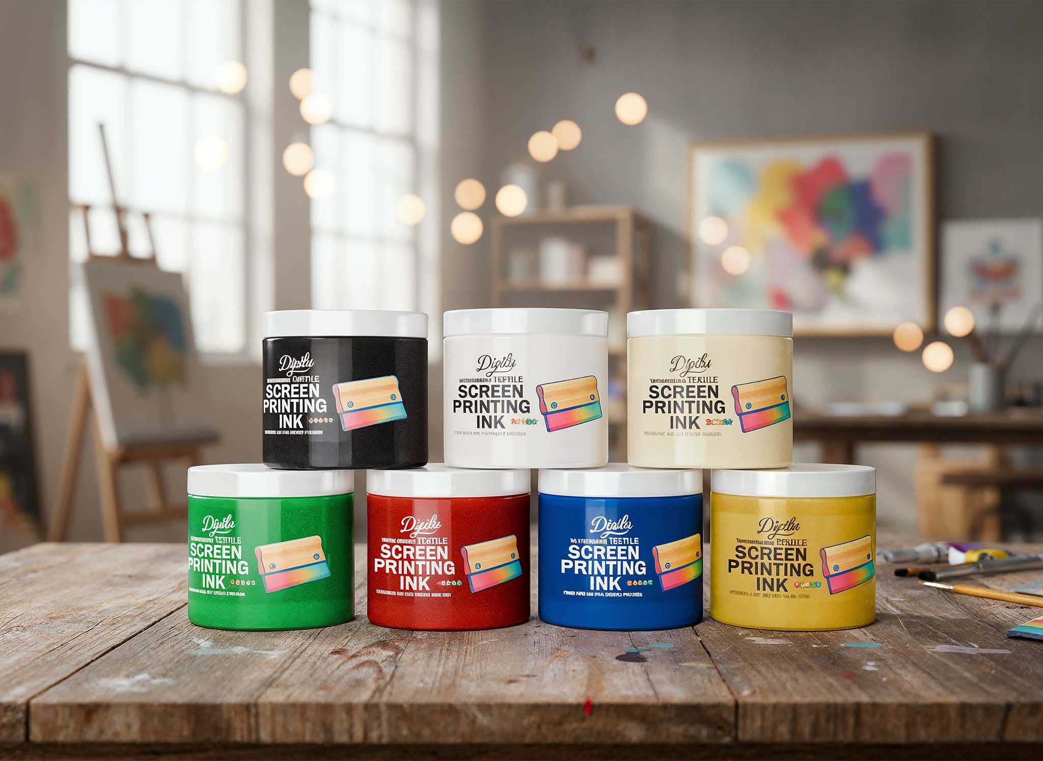 Screen Printing Inks – Water-Based Inks for Textiles & Paper – Dipilu.com